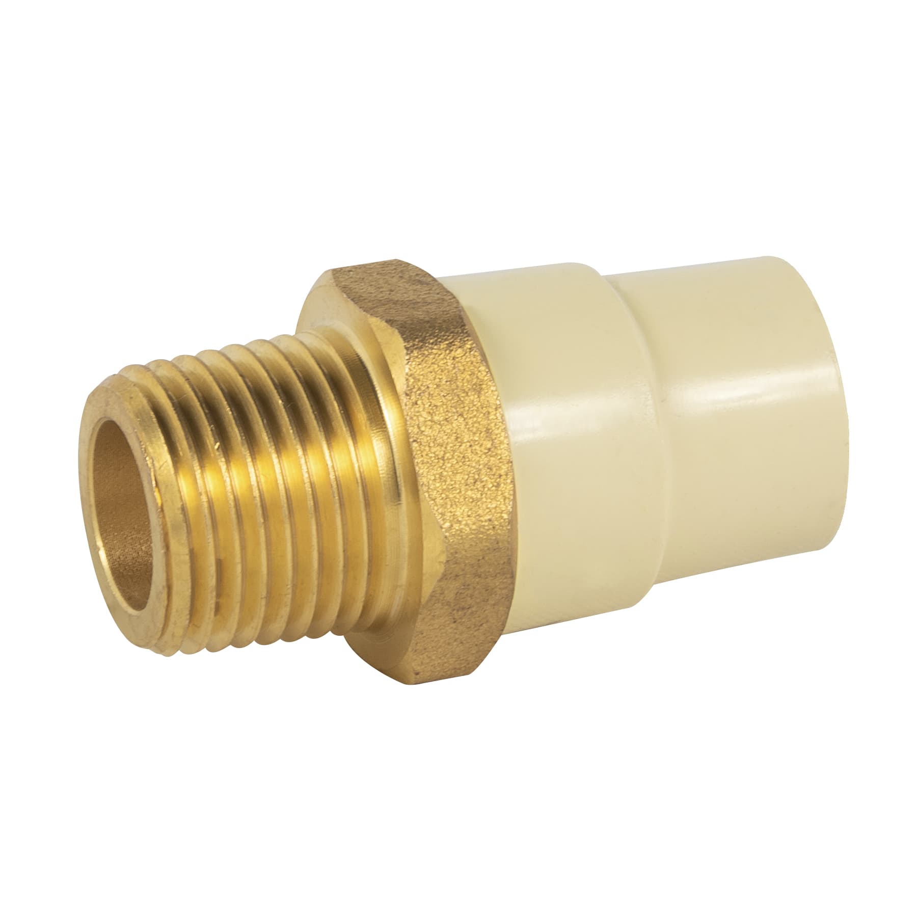 Conector Exterior CPVC con Inserto Metalico Hidroflow 1/2" (13 mm)