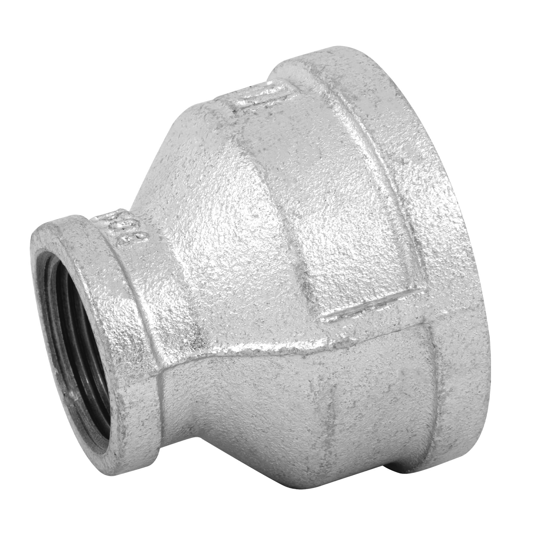 Reduccion Campana Galvanizada 2" (50 mm) x 1" (25 mm) Galvaflow