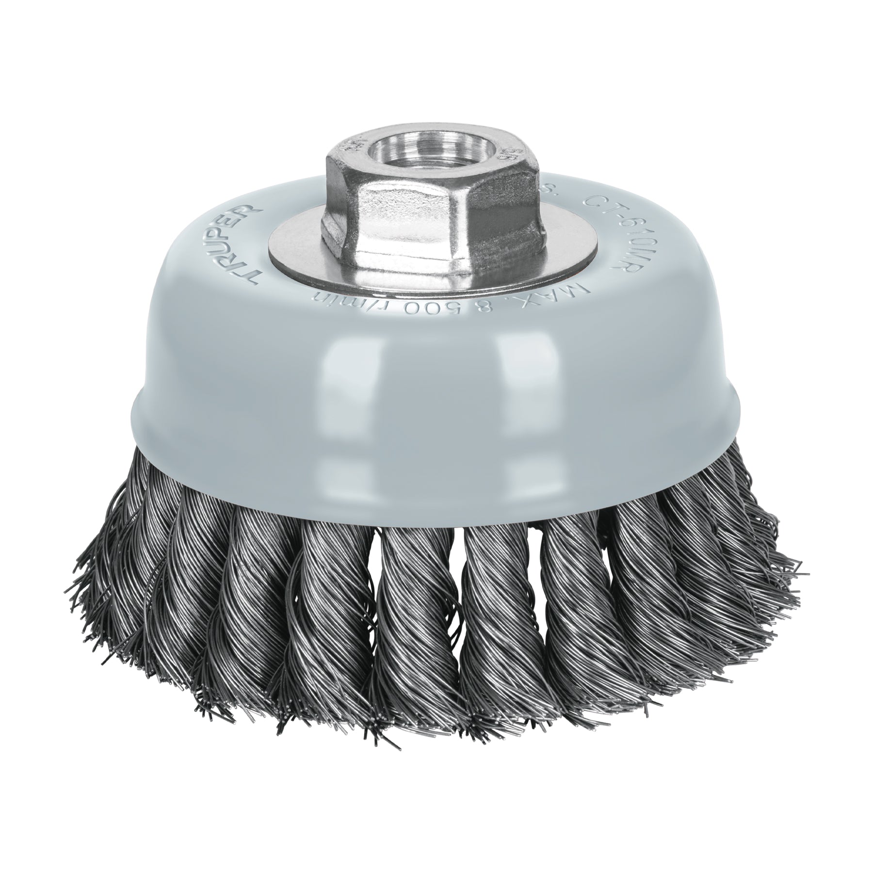 Carda Copa Alambre Trenzado Fino Multi-Rosca Truper 4"