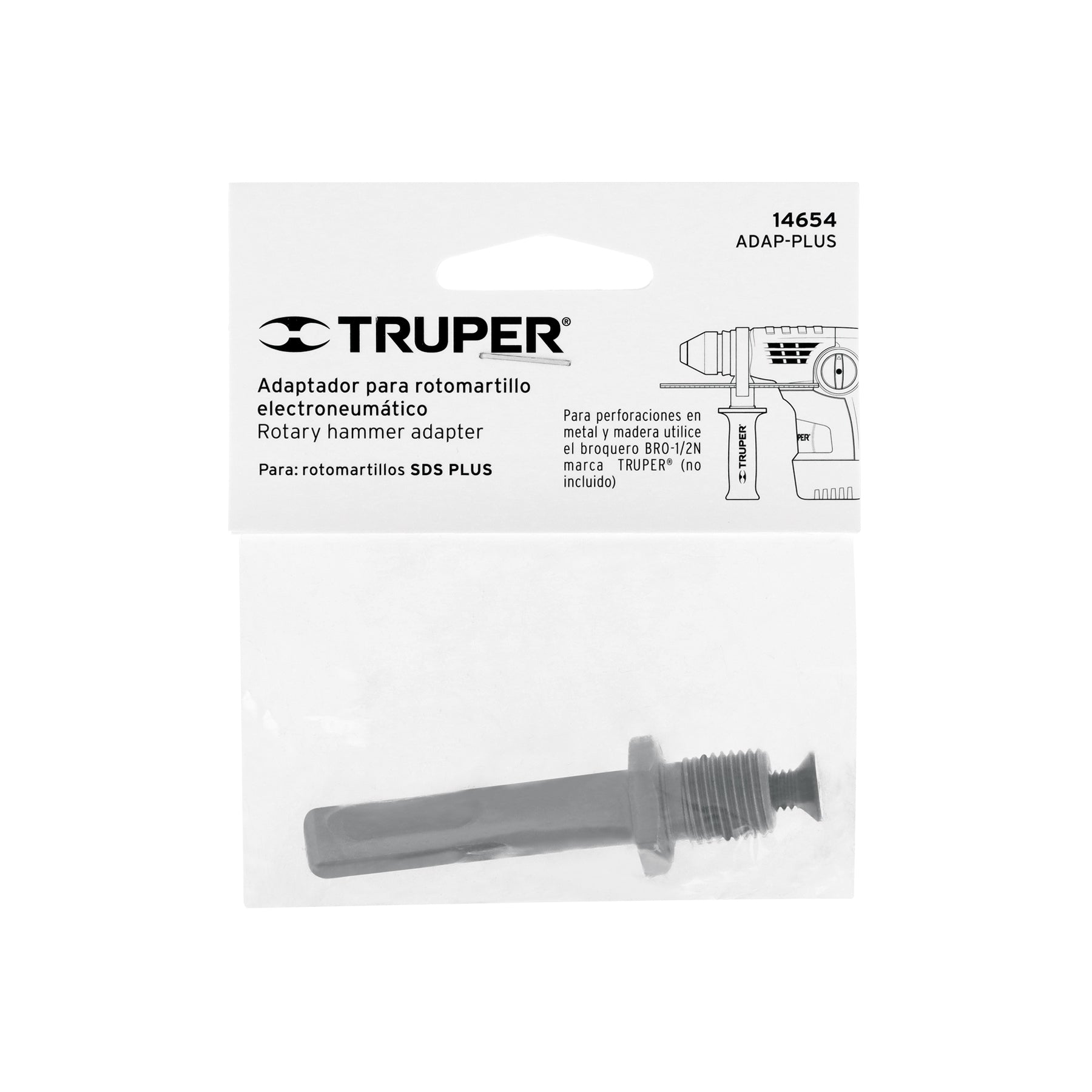Adaptador para Rotomartillos SDS Plus Truper