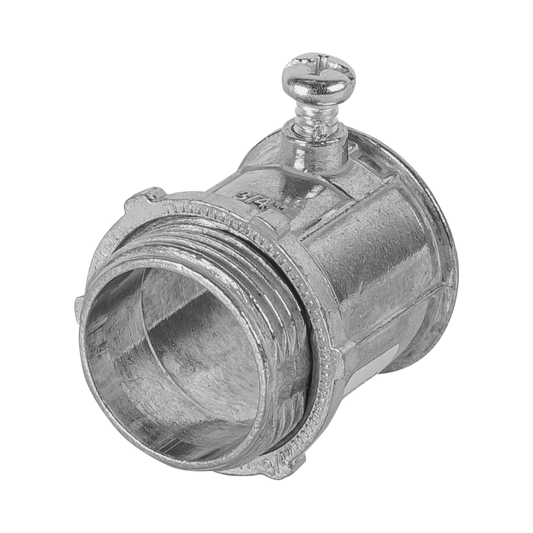 Conector Conduit Pared Delgada 3/4" Volteck