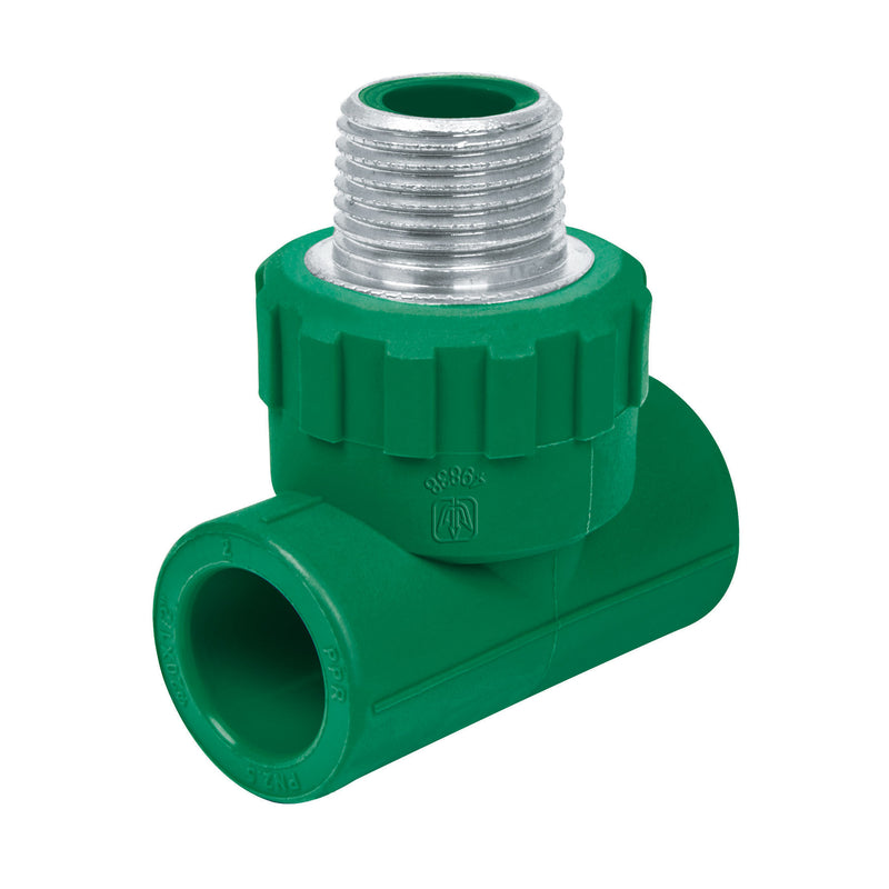 Tee PPR Rosca Central Exterior 1/2" (20 mm) Termoflow