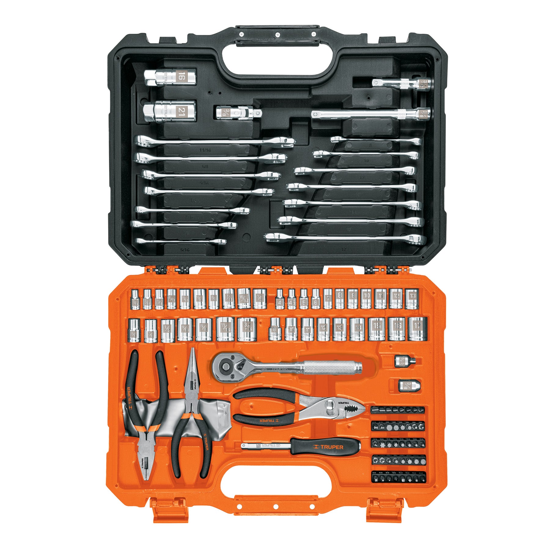 Juego de Herramientas Combinado 119 Piezas Truper