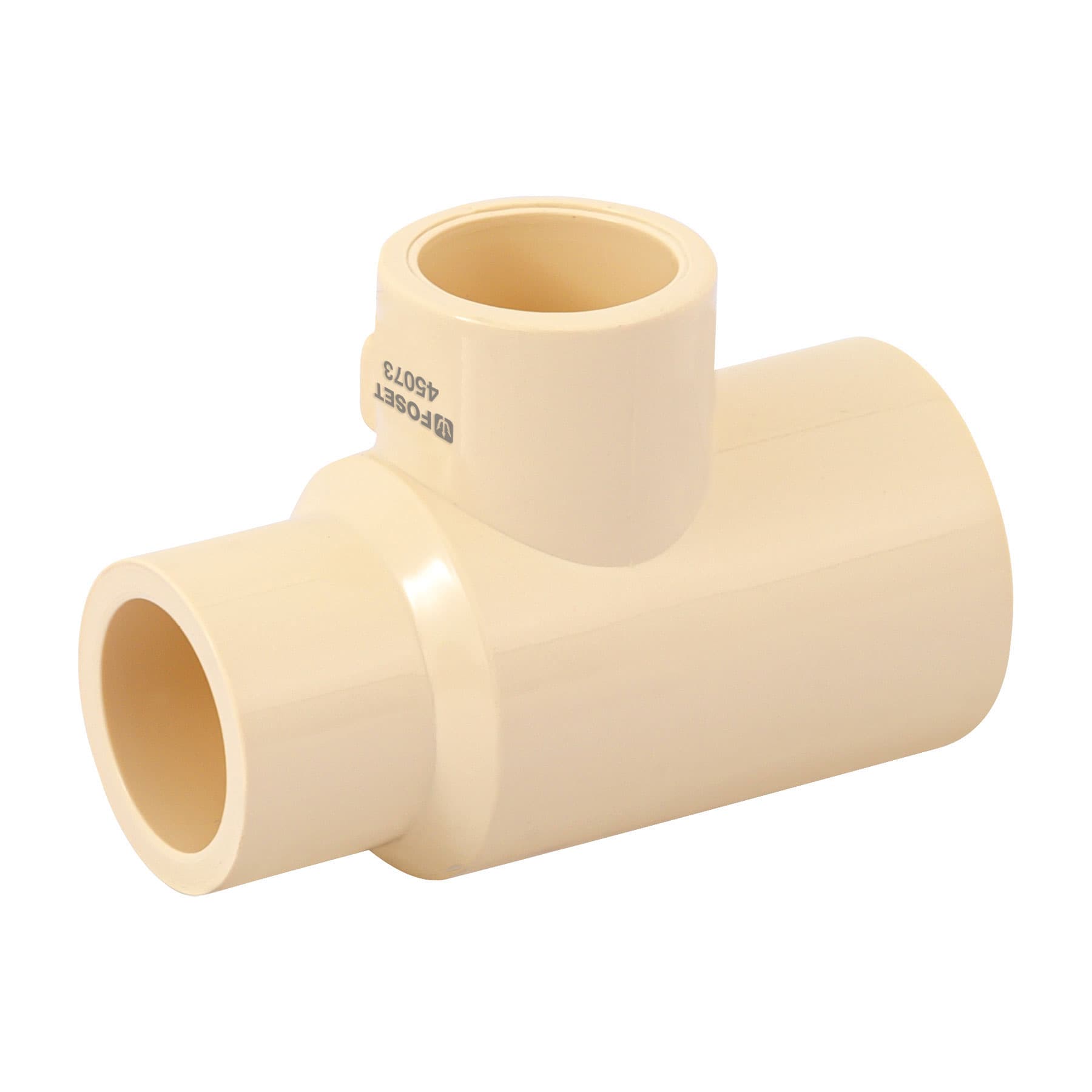 Tee CPVC Reducida Lateral Hidroflow 3/4" (19 mm) x 1/2" (13 mm) x 1/2"