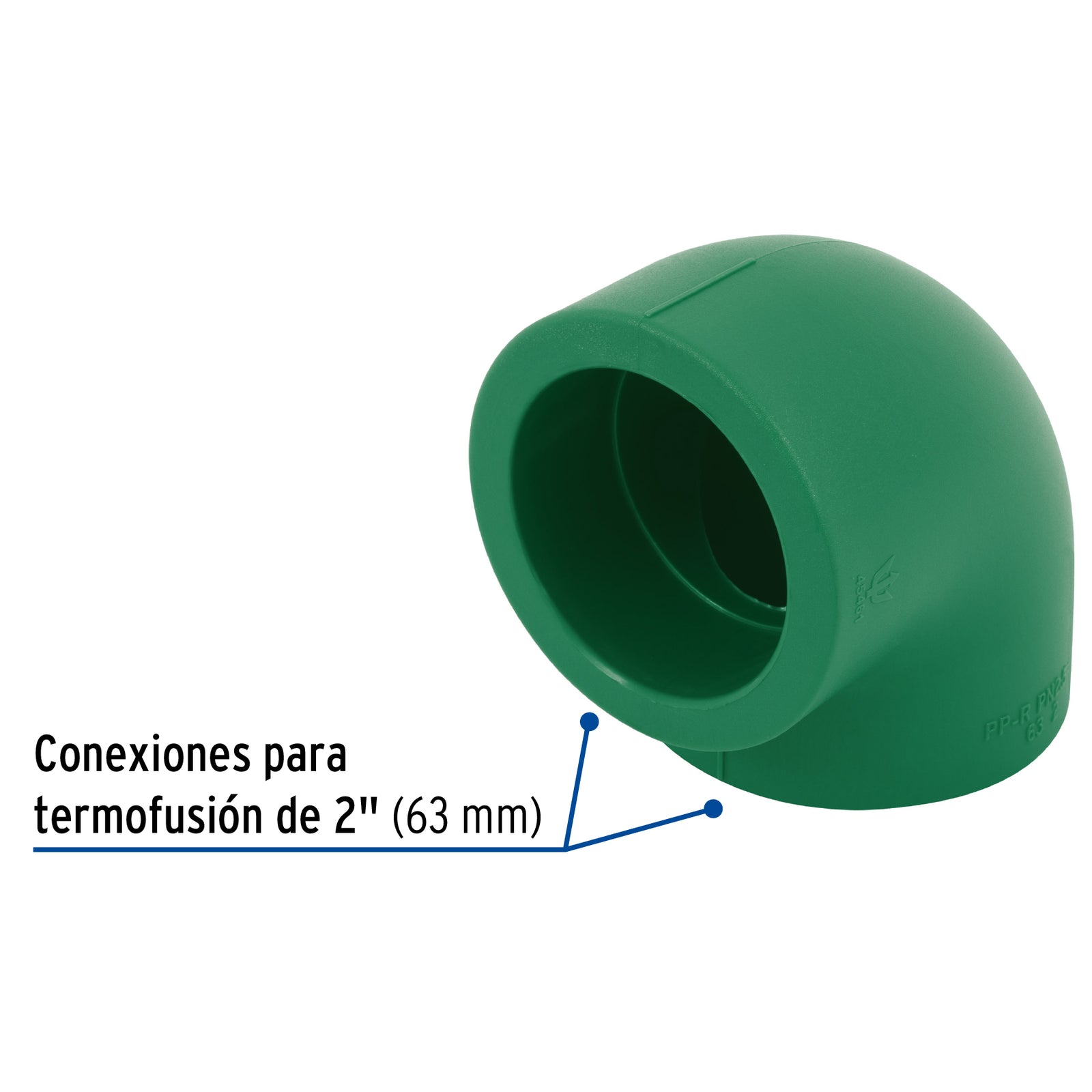 Codo PPR 90° X 2" (63 mm) Termoflow