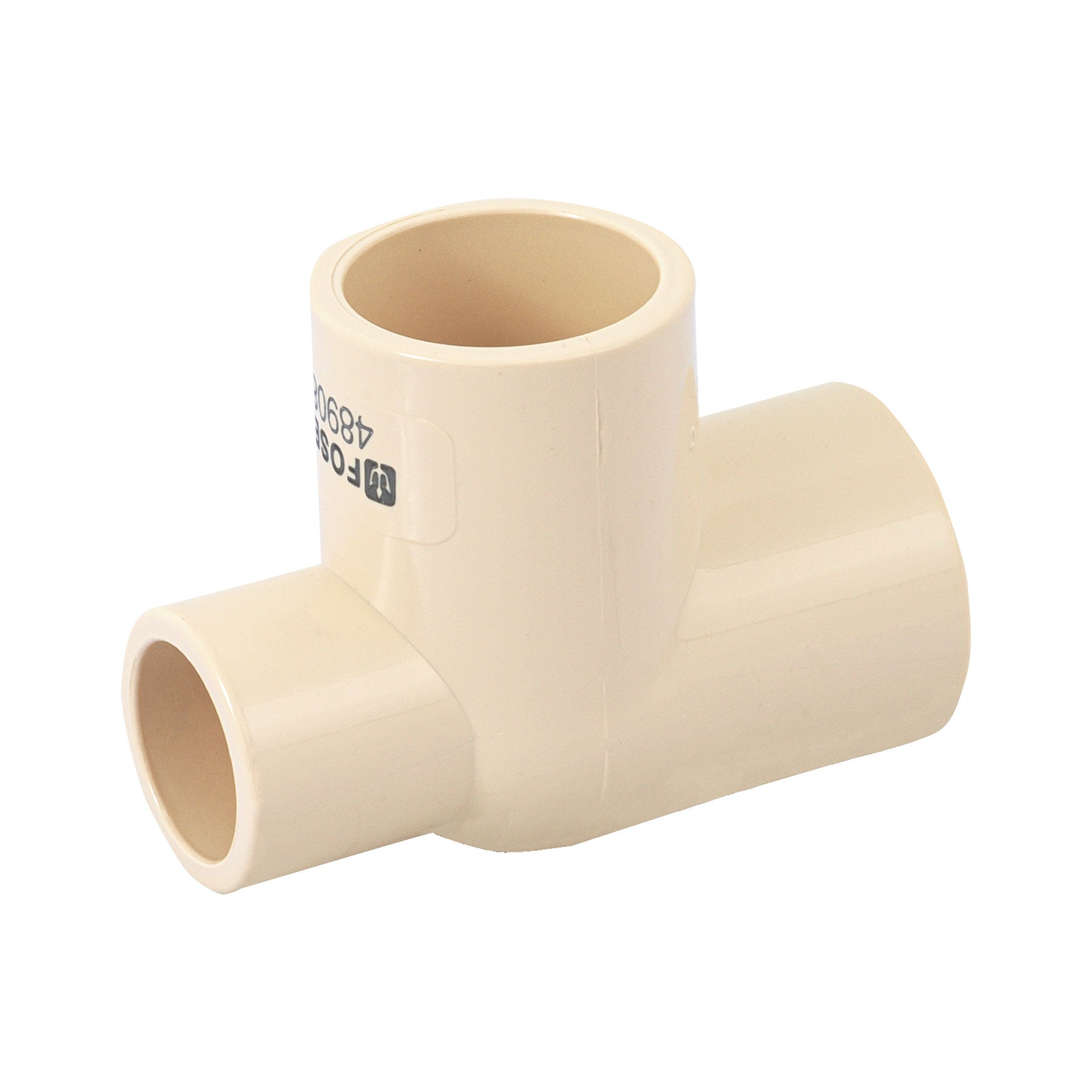 Tee CPVC Reducida Lateral Hidroflow 1/2" (13 mm) x 3/4" (19 mm) x 3/4"